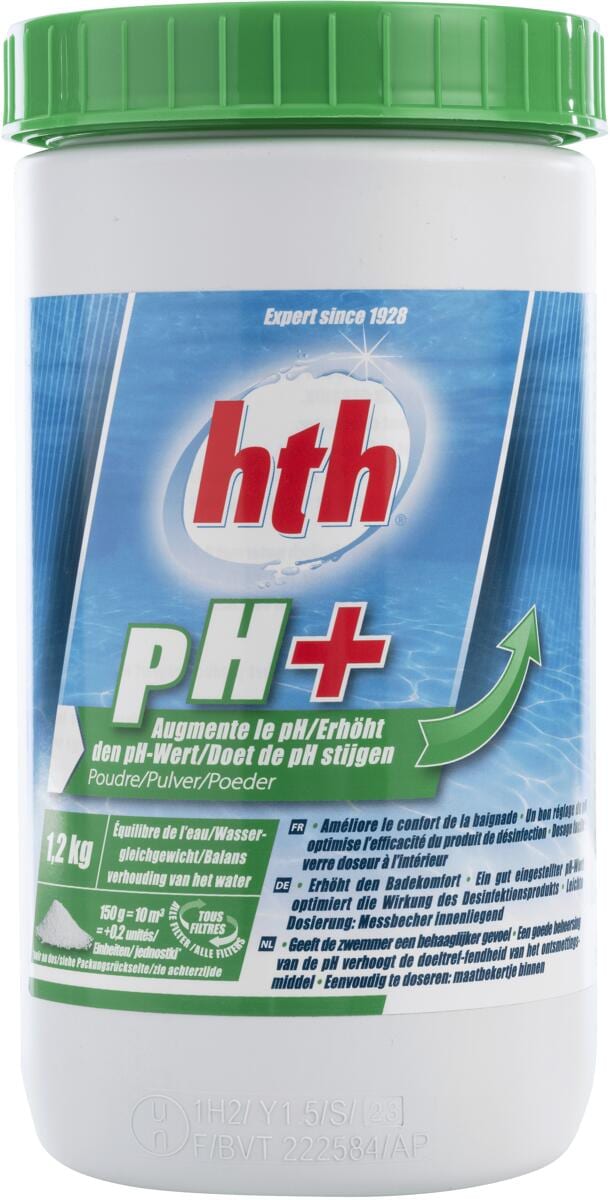 hth Wasserpflege pH-Plus Pulver, 1,2kg HelloPool