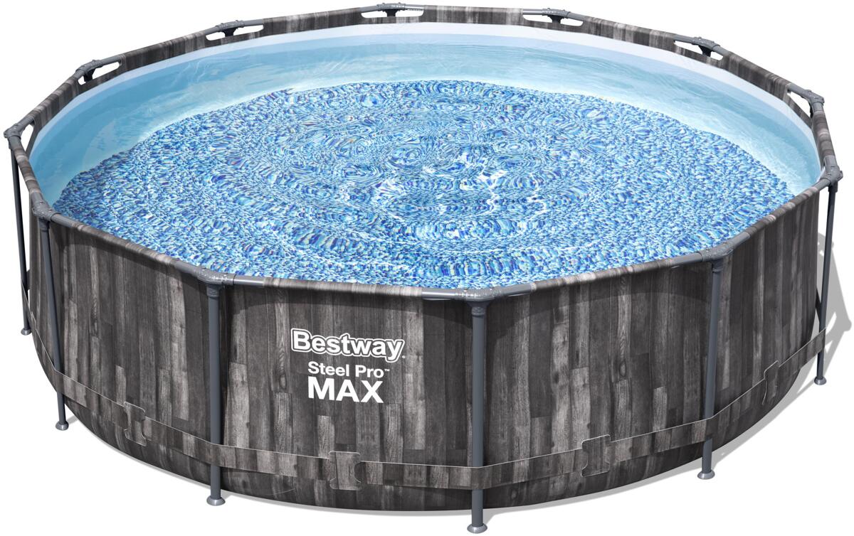 Bestway 5614X Steel Pro Max Frame Pool, 366x100cm, rund ...