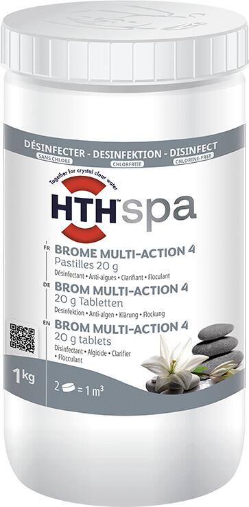 hth Spa Brom Multi-Action 4 Tabletten 20g, 1kg HelloPool