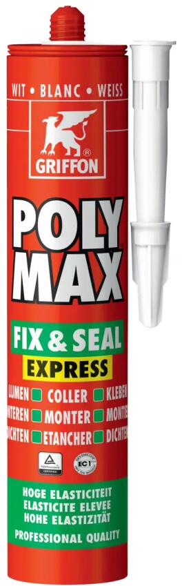 Griffon Poly Max Fix & Seal Montageklebstoff und Dichtmasse, Kartusche ...