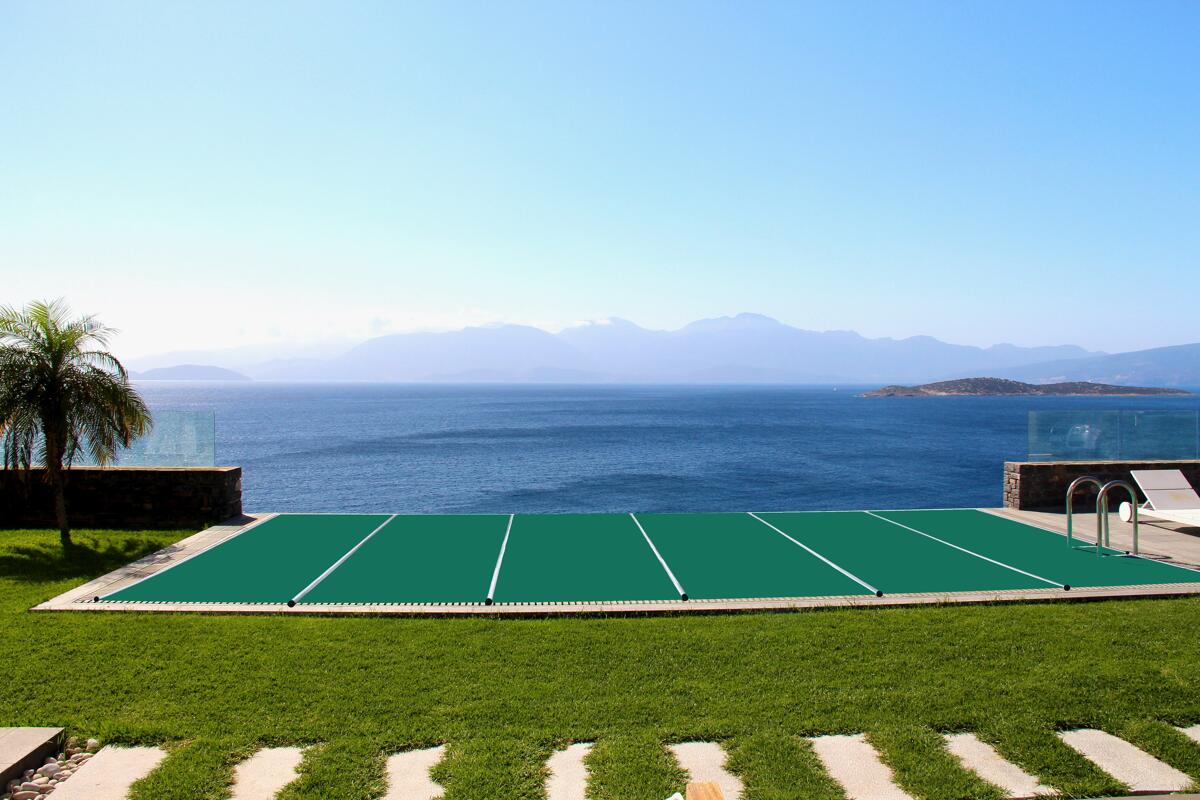 Rollabdeckung Sicherheits-Poolabdeckung Standard, 700x350cm, rechteckig ...